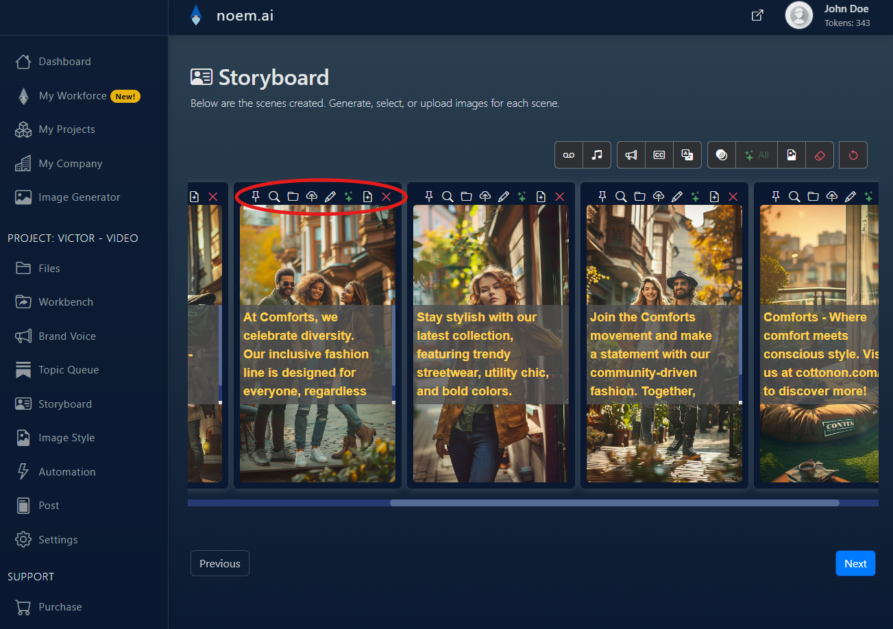 Scene Icons - NOEM.AI - Your AI Workforce